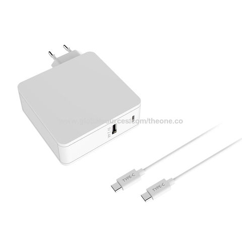 90w Usb-c Pd Power Adapter Mobile Phone Charger With 2.4a Usb Port Made ...