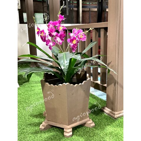 Outdoor Planter - Flower Pot - Wood + Pp Composite (wpc) $120 ...