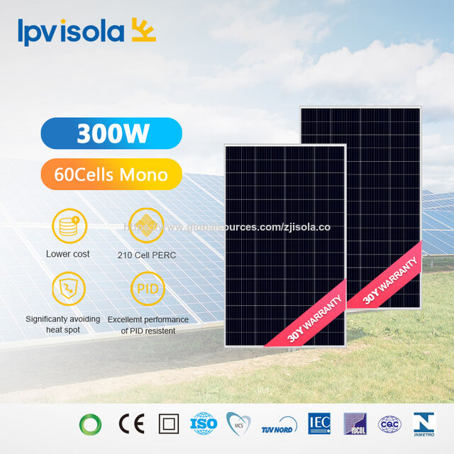 Isola 300w Monocrystalline Solar Panels High Quality With Competitive ...