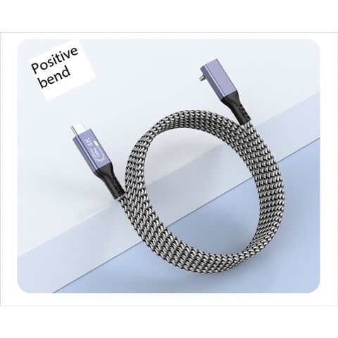 Pd3.0 100w High Frequency 1m Fast Charge Type C To C Positive Bended ...