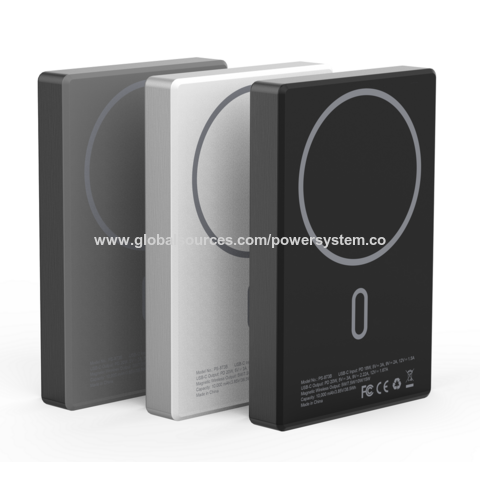 Hot Selling Factory Ultra Slim Magnetic Wireless Power Bank 10000mah ...