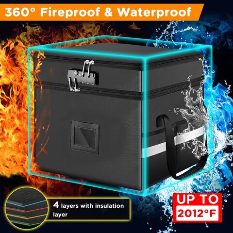 Buy China Wholesale Portable Fireproof Document Box File Organizer Box ...