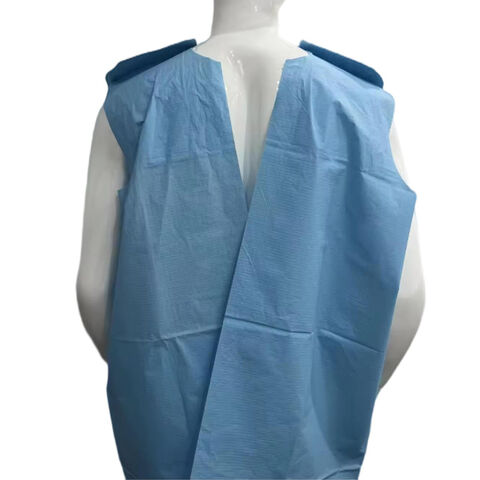 Disposable Unisex Hospital Tpt Tissue Paper Patient Gowns - China ...