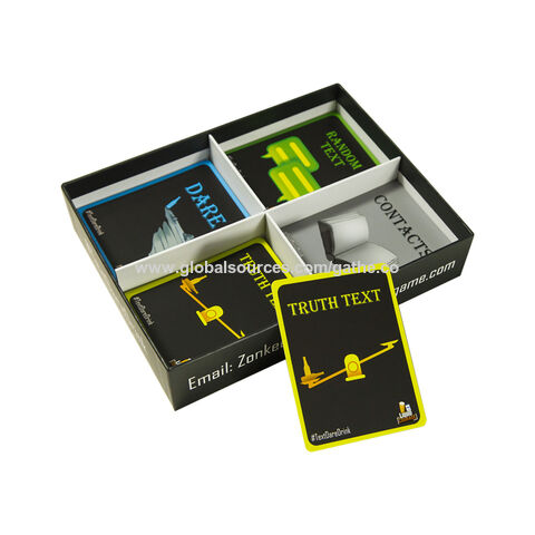 Custom Poker Packaging Box Waterproof Cardboard Box Children's ...
