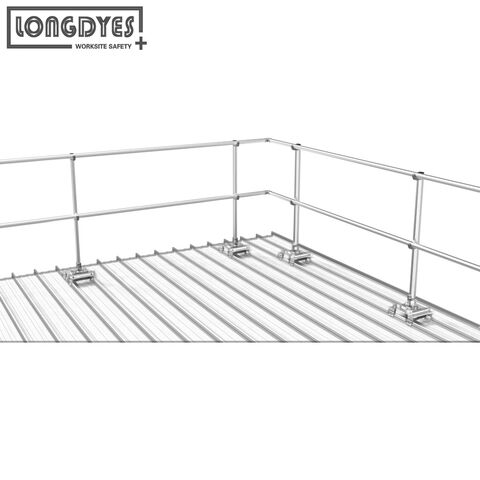 Certificated Aluminum Fixed Guardrails For The Metal Roof - Buy China ...