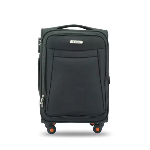 Waterproof Polyester Luggage Bag Large Capacity Fabric Travel Suitcase ...