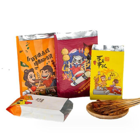 Wholesale Oil Proof Snack Food Bag Commercial Bbq Packing Bag - Expore ...