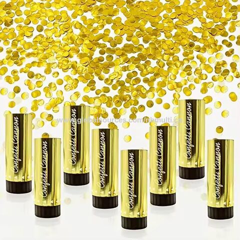 Wholesale Mini Gold Confetti Poppers Cannons For Wedding New Year's ...