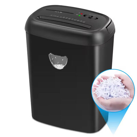 12 Sheets Cross Cut Office Home Paper Shredder Machine With 25l Bin ...