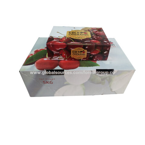 Customized Easy-to-assemble Fruit Cherry Box Rsc Packaging Box With ...