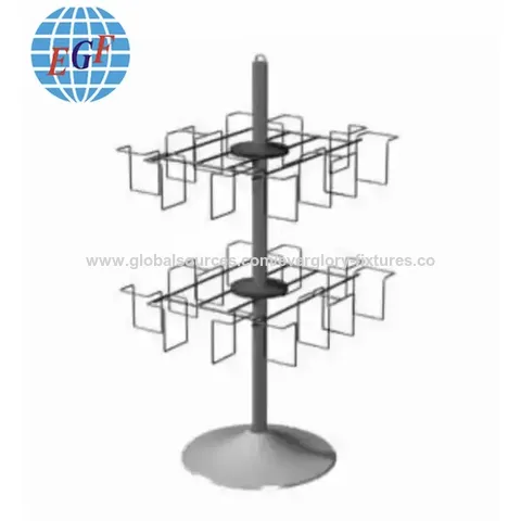 Countertop Metal Rotating Comic Book Greeting Card Display Stand For ...