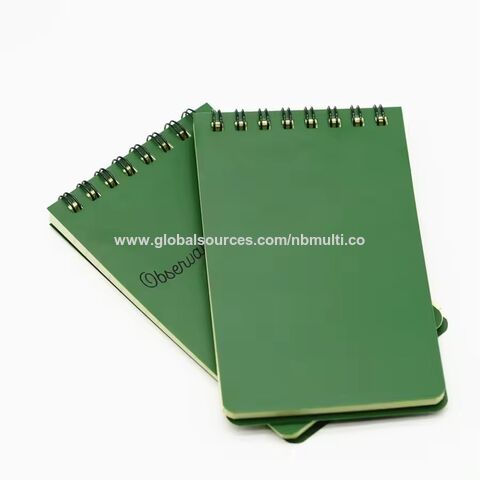 Bulk Buy China Wholesale Customized All Weather Notepad Waterproof Notebook Pocket Sized Top ...