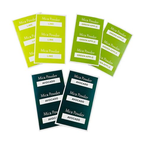 Manufacturer Direct High Quality Oem Sticker Printed With Own Brand ...