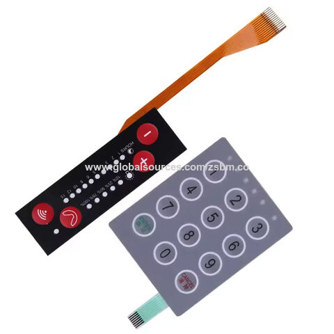 Factory Custom Design Fpc Circuit Led Backlit Wholesale Membrane Switch ...