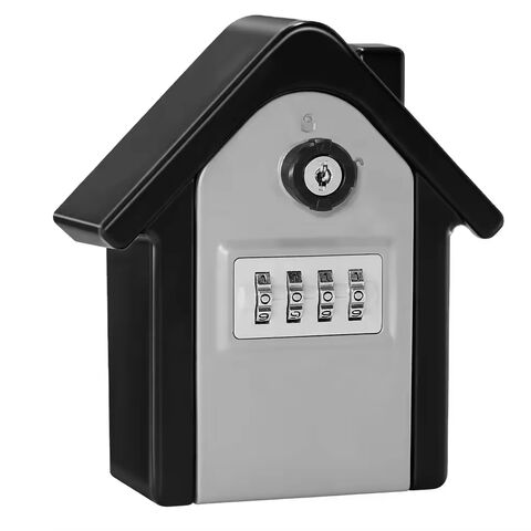 Big Capacity Waterproof Security Wall Mount Key Lock Box 4-digit ...