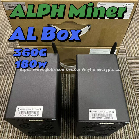 On Sale Home Miner Al Box 360g 180w Alph Miner Quiet Miner Goldshell Ka ...