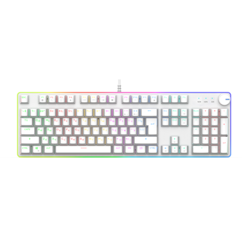 2024 New Metal Gaming Keybaord With Rgb Backlight For Computer Wired ...