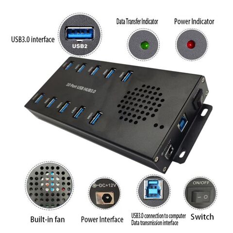 Multi Port Usb3.0 Smart Hub $46 - Wholesale China Usb 3.0 Hubs at Factory Prices from Shenzhen ...