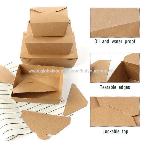 Food Containers Disposable Eco Biodegradable Food Packaging Take Away ...