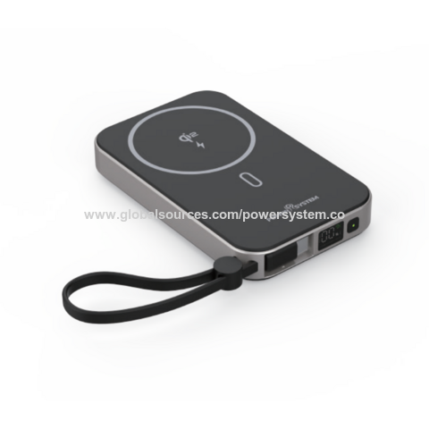 Hot 10,000 Mah Magnetic Wireless Power Bank Qi2 Certificate With Usb-c1 ...