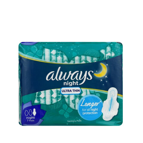100% Pure Quality Always Ultra Thin Long Night Sanitary Pads Extra Large - 112 Pads - Buy ...