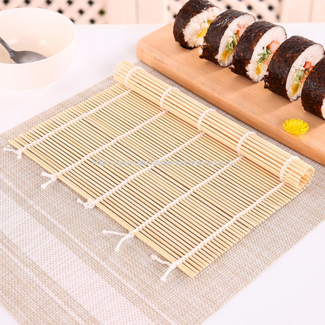 Reusable Natural Bamboo Biodegradable Green Sushi Maker Easy To Use ...