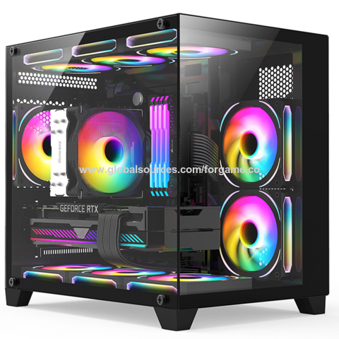 Spcc 0.4 Odm Oem Tempered Glass Matx Smart Case Desktop Cabinet Pc ...