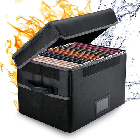 Fireproof Document Storage Box Lockable Wholesale Fireproof Filing ...