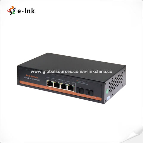 Wholesale Fiber Poe Switch 4 Ports 2.5g Poe To 2 Ports 10g Sfp+, Power ...