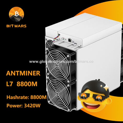 Bulk Buy China Wholesale Supplier Wholesale Newest Ltc Miner Server Bitmain Antminer L7 8800m ...