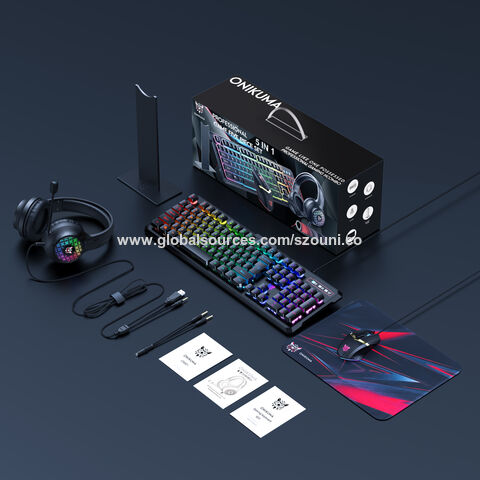 Factory Price Gaming Keyboard And Mouse Combo, Rainbow Backlit Gaming ...