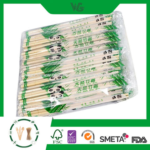 Made In China Disposable Bamboo Round Chopsticks Plastic Single Paper ...