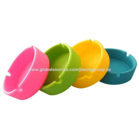 Colorful Cute Fashionable Design Silicone Rubber Ashtrays, Oem Orders ...