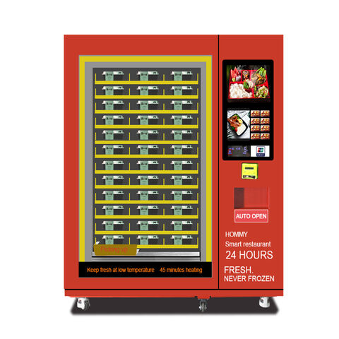 Oem Welcome Hot Food Sandwich Vending Machine Automatic With Touch ...