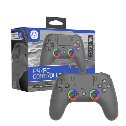 Topwolf New Rgb Led Wireless Controller For Ps4/pc Private Model Back ...