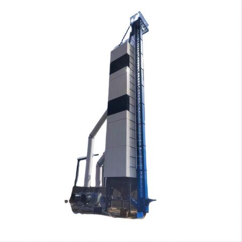 Large Capacity Rice Dryer Tower Vertical Paddy Rice Dryer Energy Saving ...