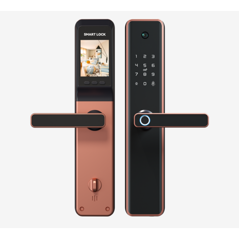 Hotel And School Camera Wooden Keyless Digital Wifi Electronic Qr Code ...