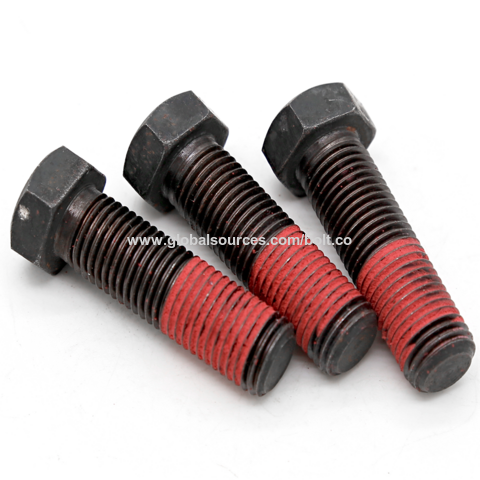 China Carbon Steel A490 Black L7 B7 Grade8.8 1/2 3/4 5/8 Half Thread ...