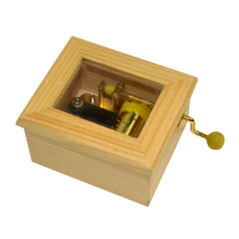 Hand Crank Music Box, With Gold-plated Hand Crank Musical Movement ...