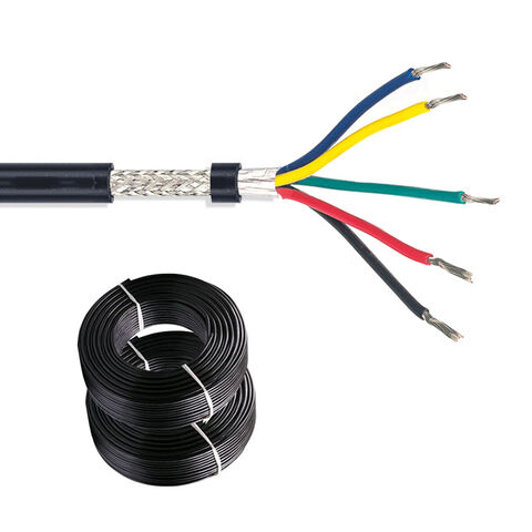 4 5 6 Core Pvc Insulated Ul2835 Data Transmission Braid Shield Electrical Wire Control Cable $0. ...
