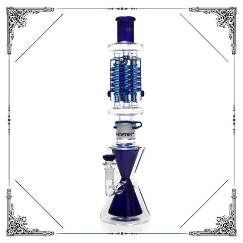 Wholesale Freezable Coil Glass Smoking Water Pipe /glass Bongs 18 ...