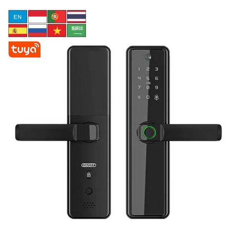 High Security Fingerprint Rfid Card Smart Lock Keyless Enter Lock For ...