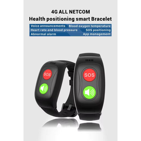 Free Api Take-off Alarm Sos Button Smart Bracelet Remote Monitor ...
