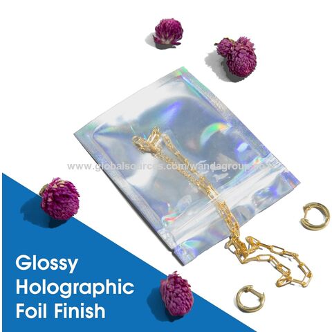 Wanda Aluminum Foil Pouch Plastic Packaging Bags Laser Zipped Bags ...