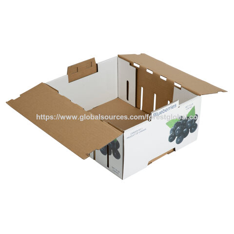 Corrugated Paper Food Grade Fruit Vegetable Shipping Carton Packing Box ...