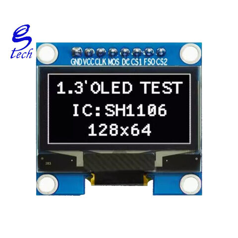 1.3-inch Oled 8pin White Light Driver Sh1106 With Chinese Character ...