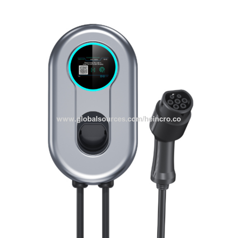 7kw Type2 Rfid Screen Ev Charger 2024, Ev Charger, Display Ev Charger ...