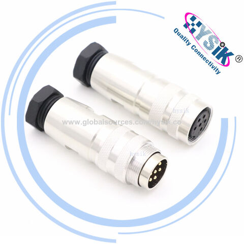 Bulk Buy China Wholesale M16 Male Female 8 Pin Circular Connector 360 ...