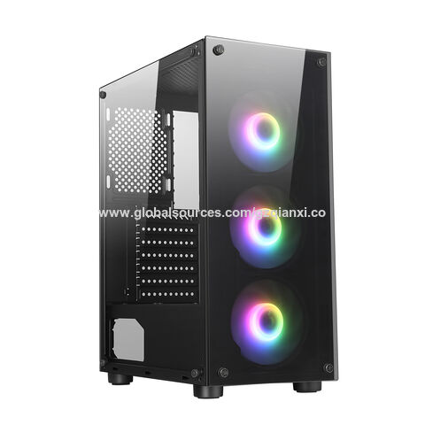 Wholesale Good Quality Cheap Price Mid Tower Transparent Glass Pc ...