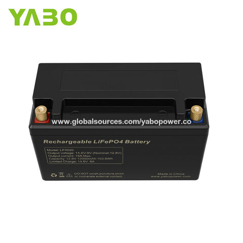 Wholesale Rechargeable Lithium Ion 153.6wh 12v 12ah Lithium Iron ...